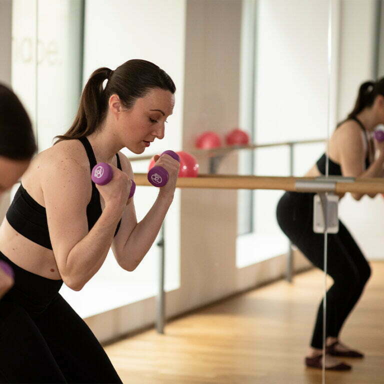 Cours de ballet fitness et barre au sol